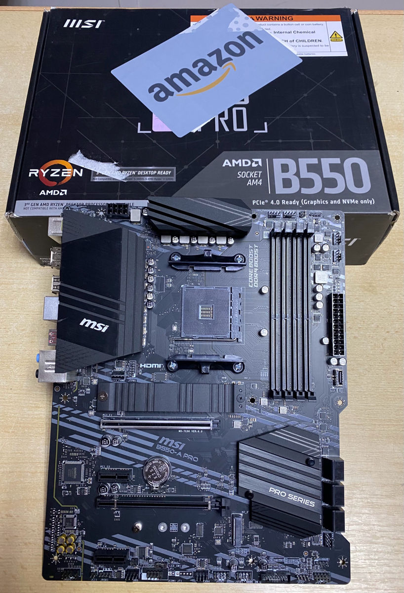 MSI B550-A PRO, Socket AM4, AMD B550, Dual 4xDDR4-4400+,Garantie