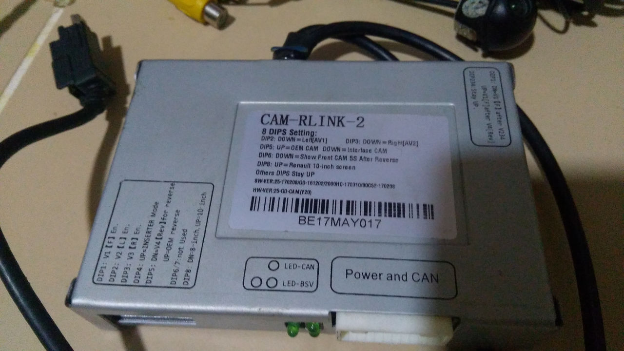 Renault Cam-Rlink 2 blok pt 4 camere.kadjar talisman.megan 4