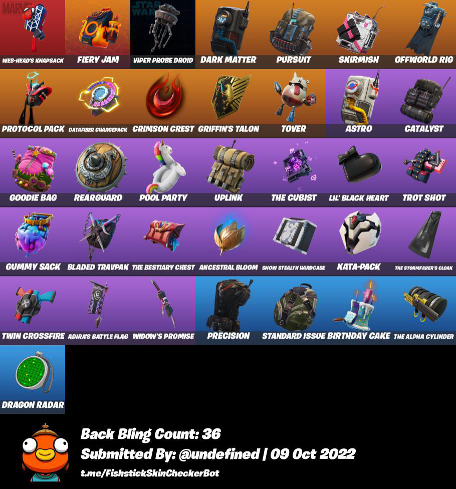 Cont Fortnite 46 skins