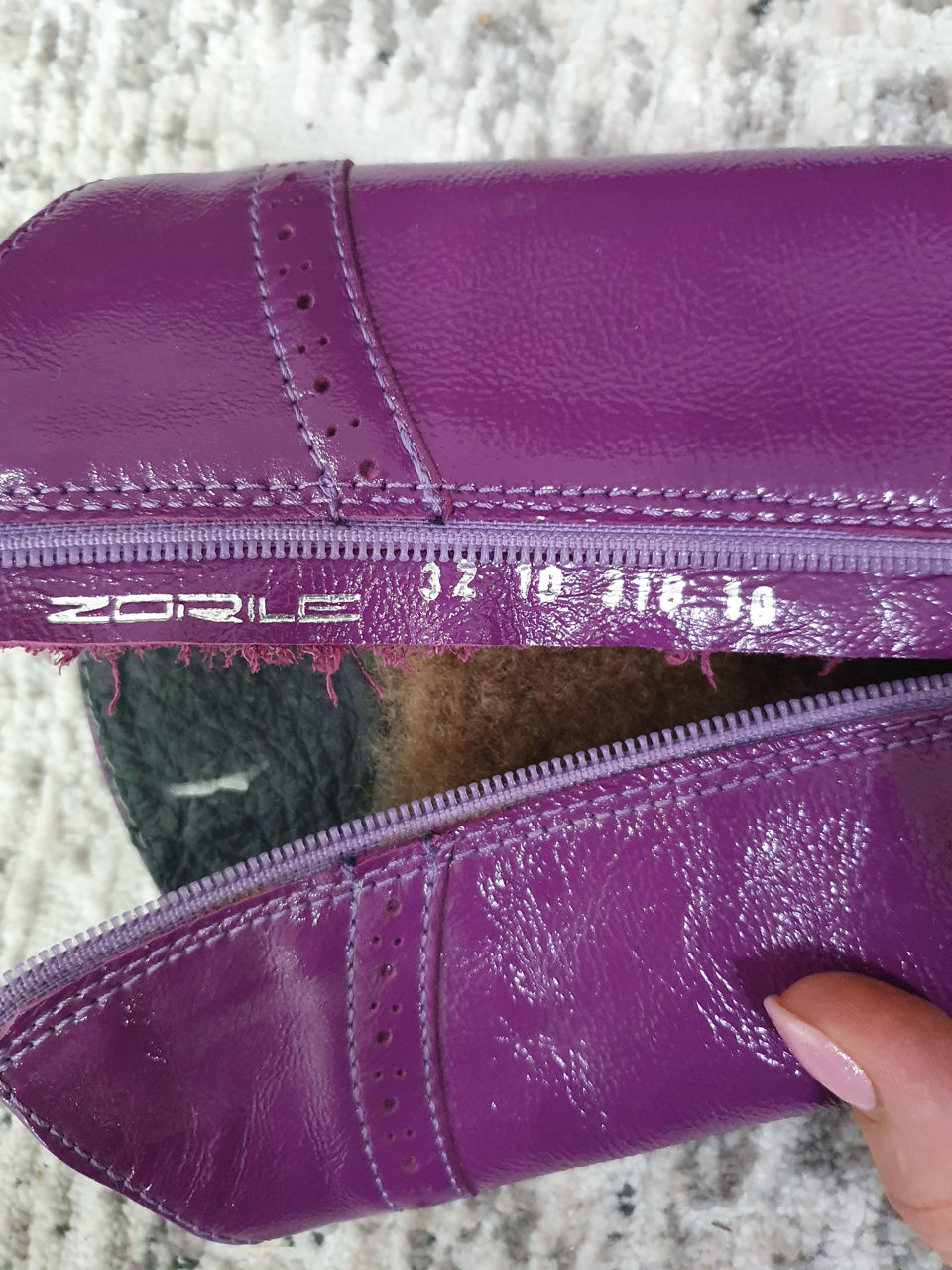 Ciubote noi de iarnă, piele naturală, marimea 32