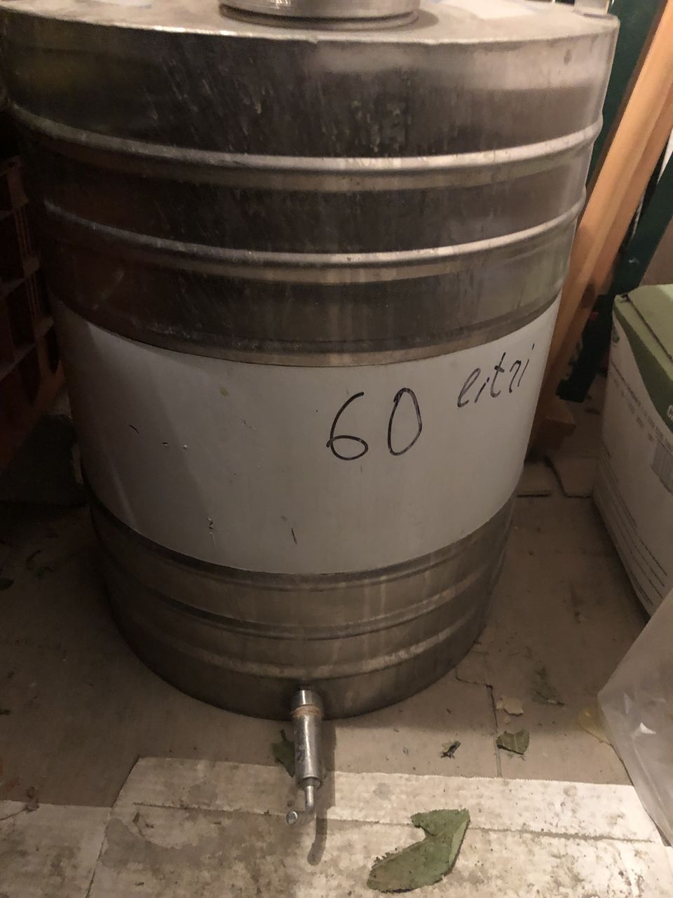 Butoi inox 60 lit //1550 lei