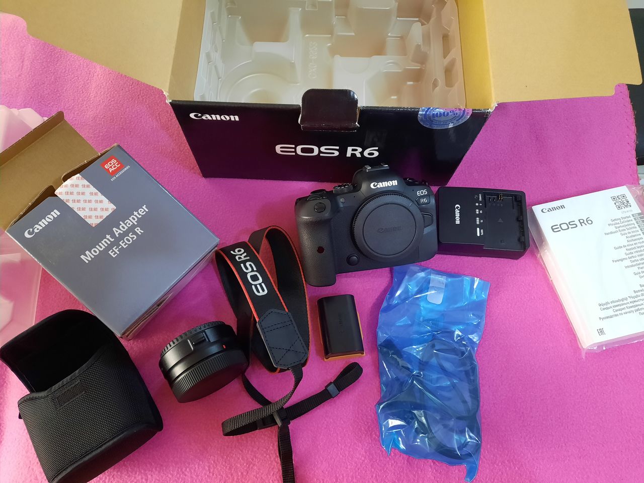 Canon EOS R6 плюс Mount Adapter Ef-EOS R