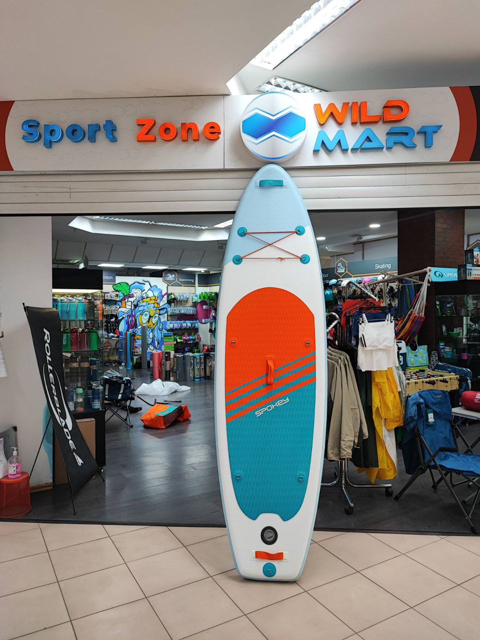 941326 Spokey SUP Board д/плавания 275 см DESKA BOARDI скидки новой партии