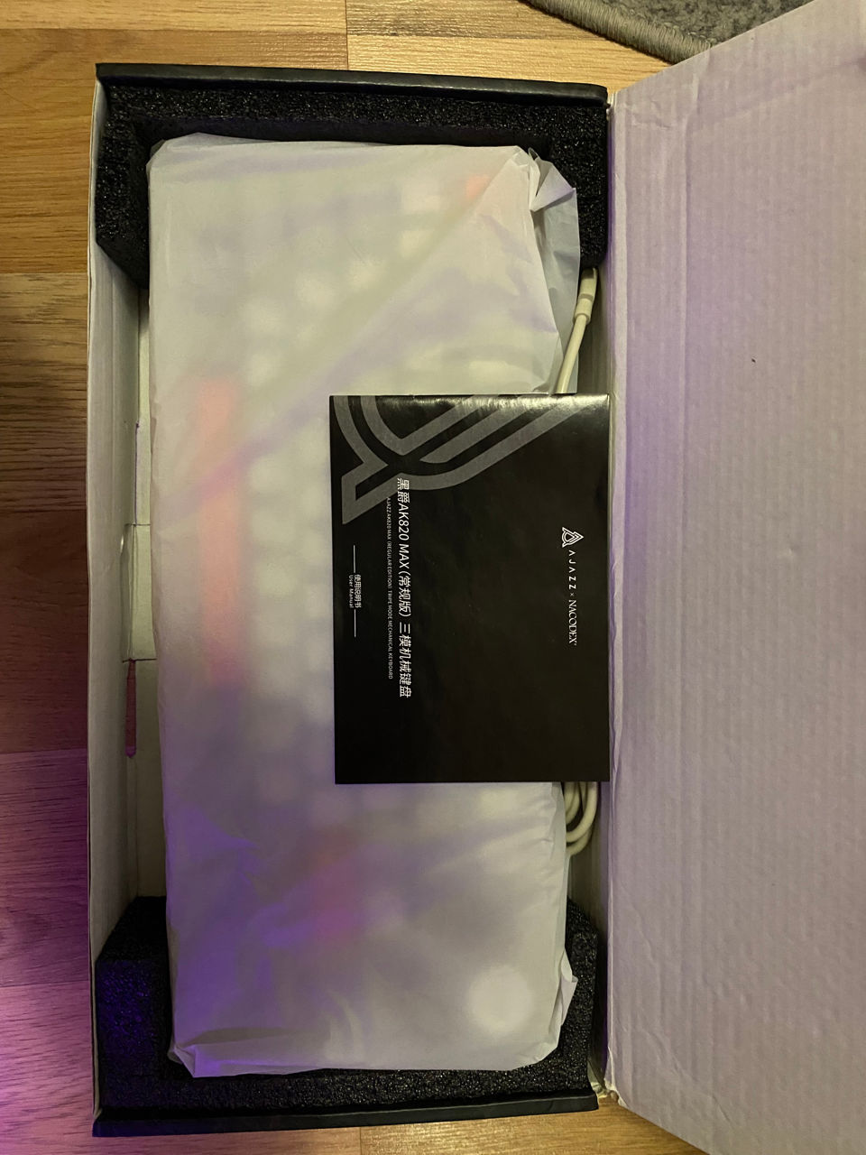 Новая клавиатура Ajazz AK820 Max RGB Hot-Swap