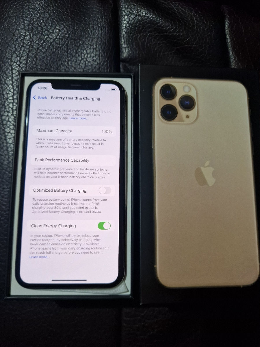 Iphone 11 Pro, Gold, 246GB, ideal.