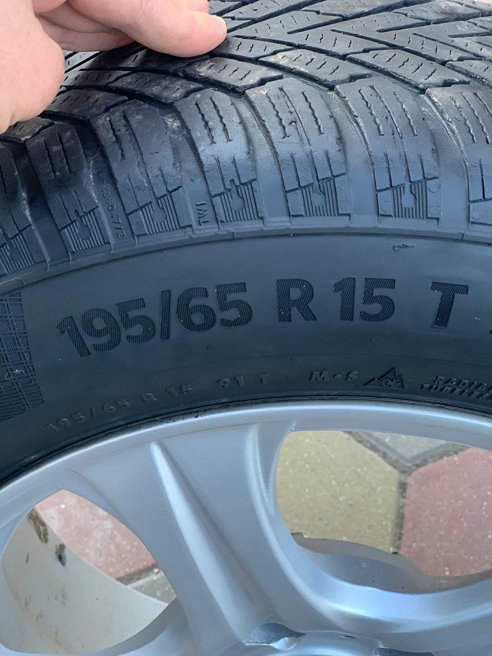 Jante+anvelope Continental 195/65 R15