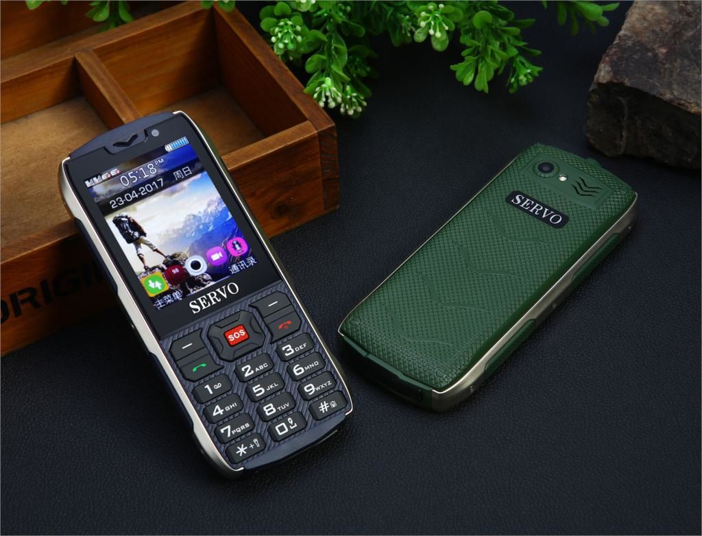Мобильный телефон на 4 Sim Card Servo Новый