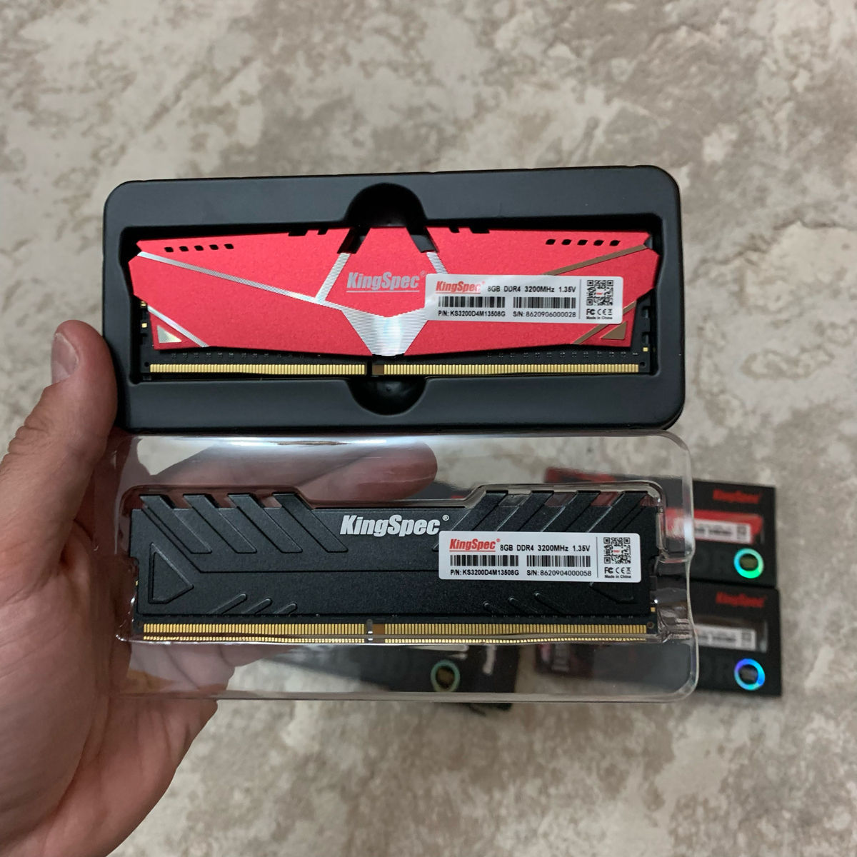KingSpec DDR4 RAM 8GB 16GB XMP 3200Mhz