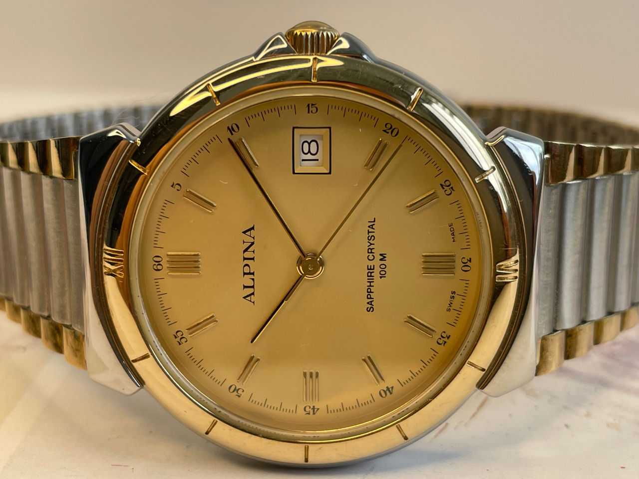 Original Swiss made Alpina watch.