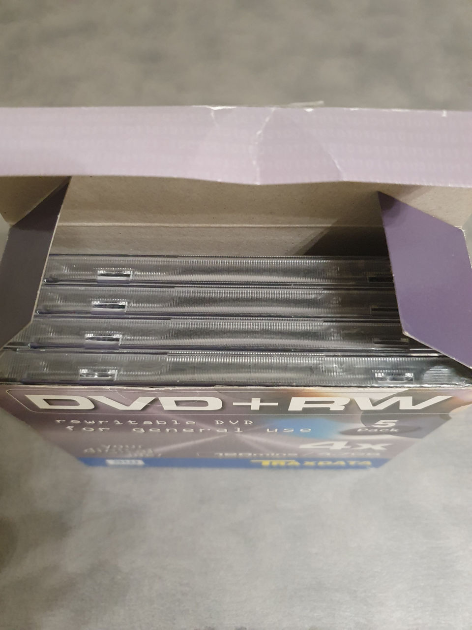 Traxdata DVD+RW 4x 4.7GB 4pcs