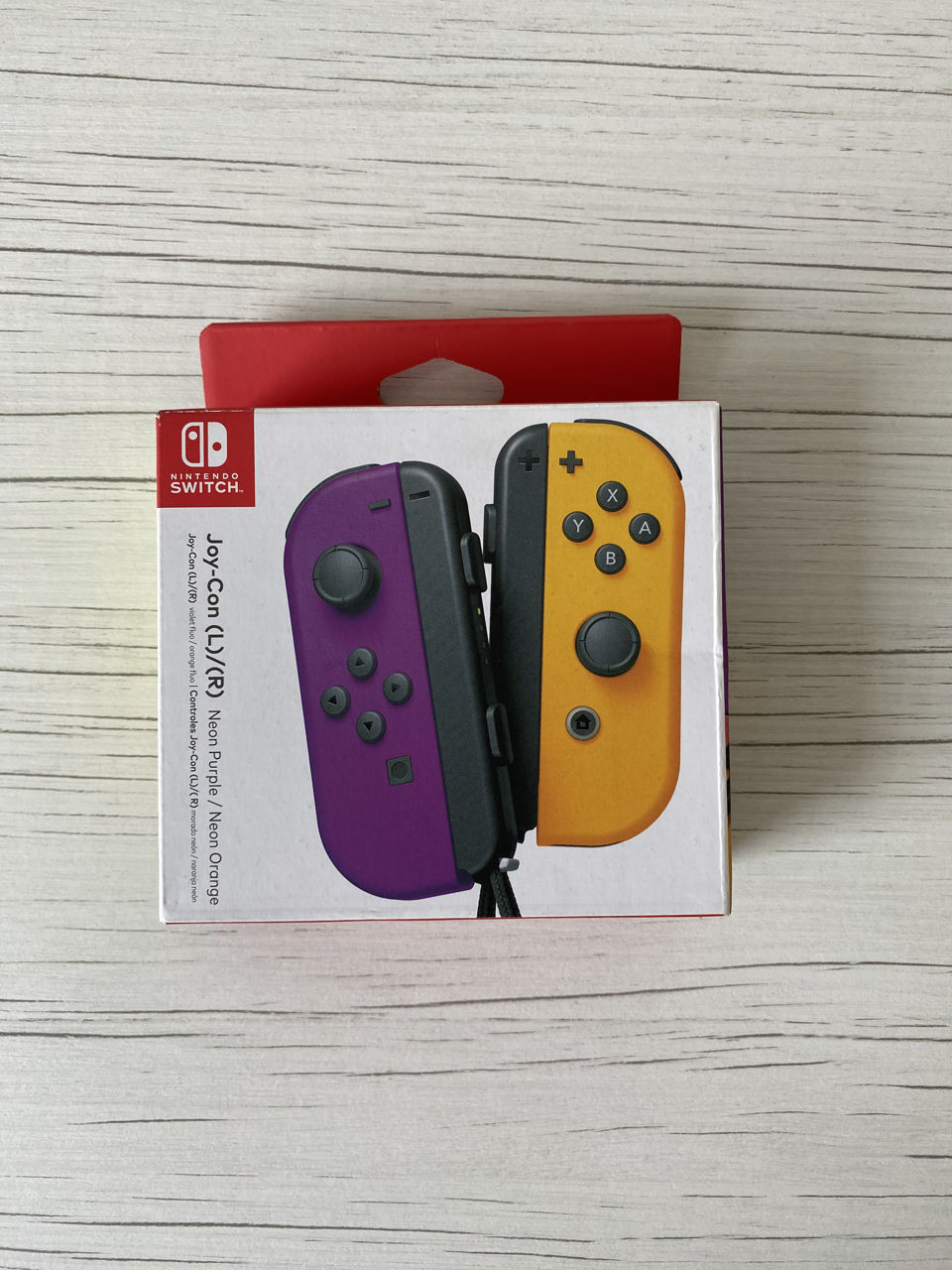 Joy Con (L/R) Neon Purple/Neon Orange для Nintendo Switch