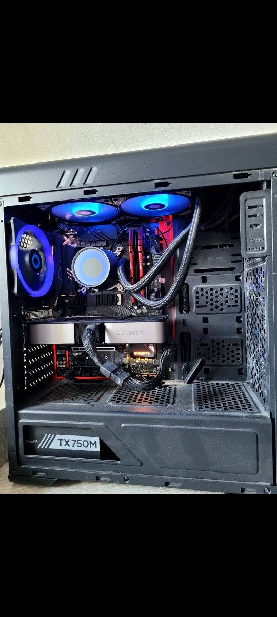 PC Gaming i7-9700K, RTX 3070 FE, Monitor 240Hz, Set complet periferice