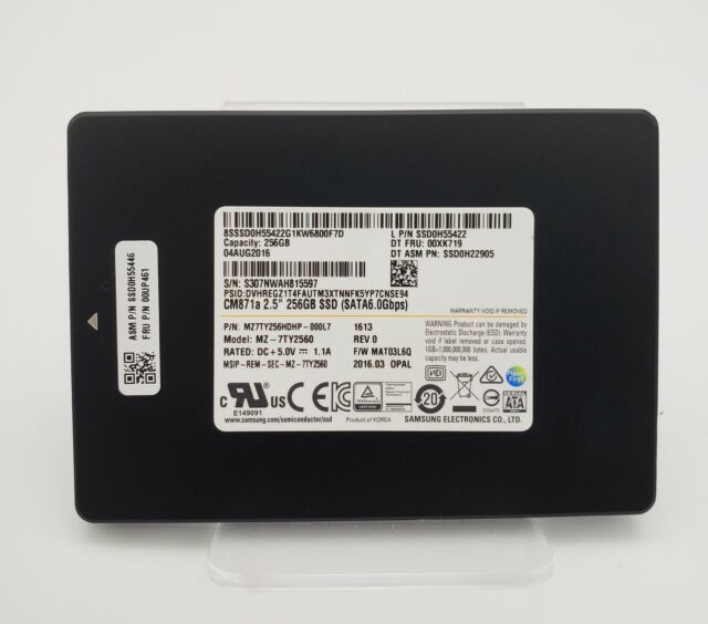SSD 2.5'' 256 gb samsung