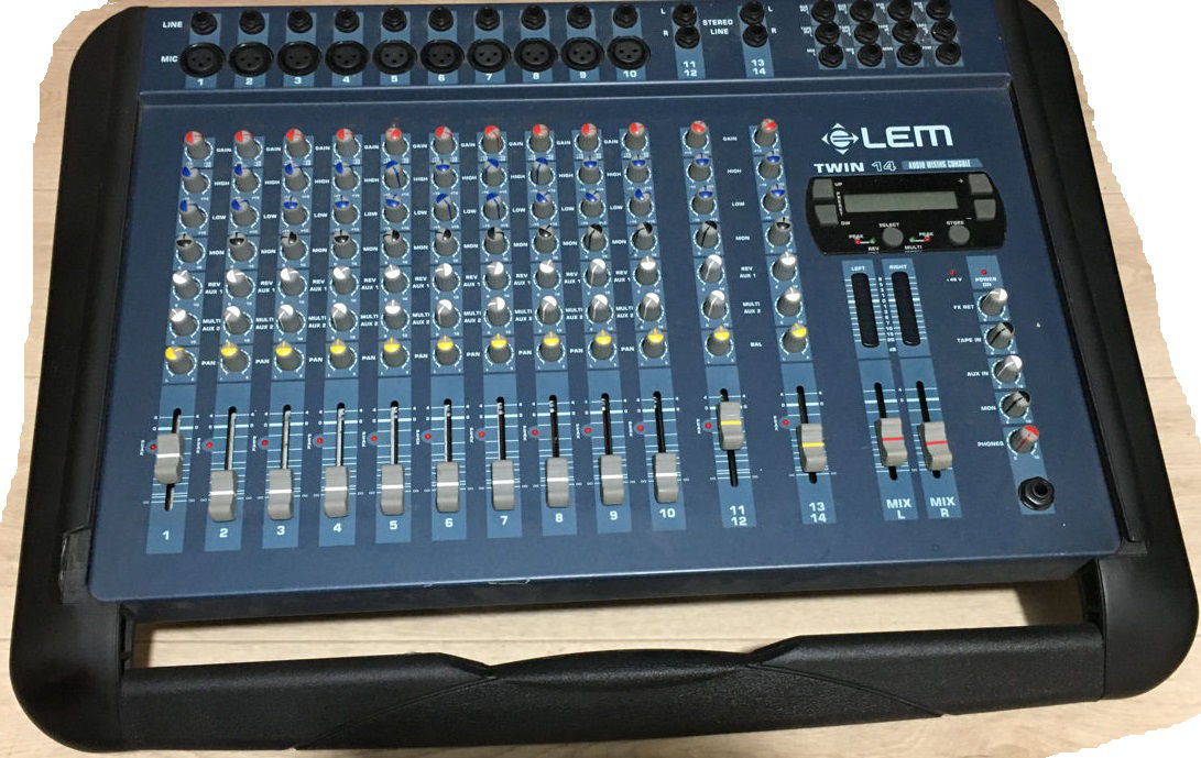 Mixer activ Lem twin 14 powered mixer 1600 w. Italia