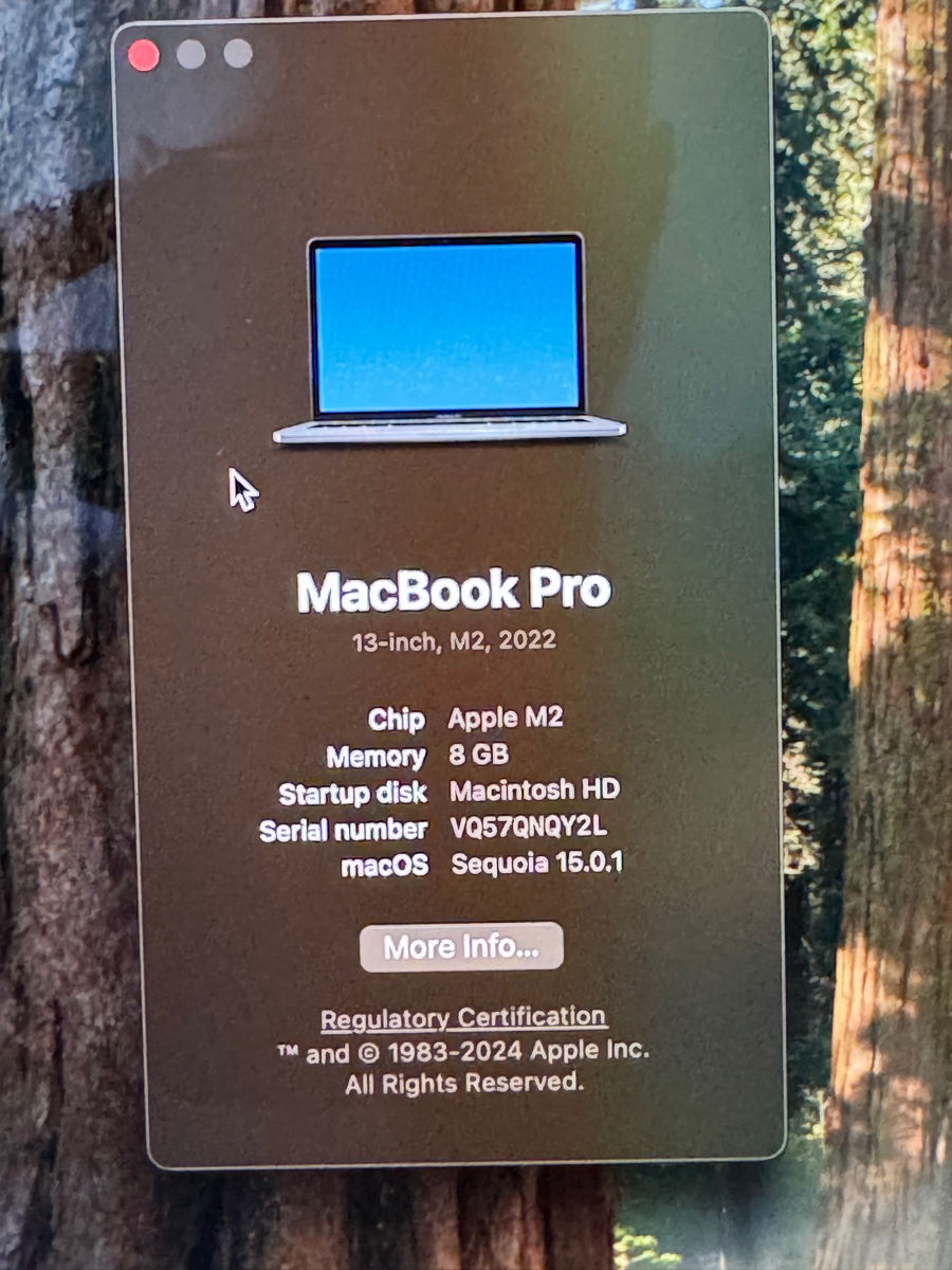 Macbook Pro m2, 2022