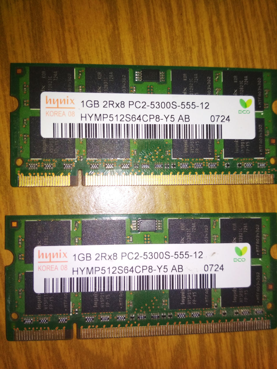 2x 1Gb DDR2 PC2-5300S = 50 MDL