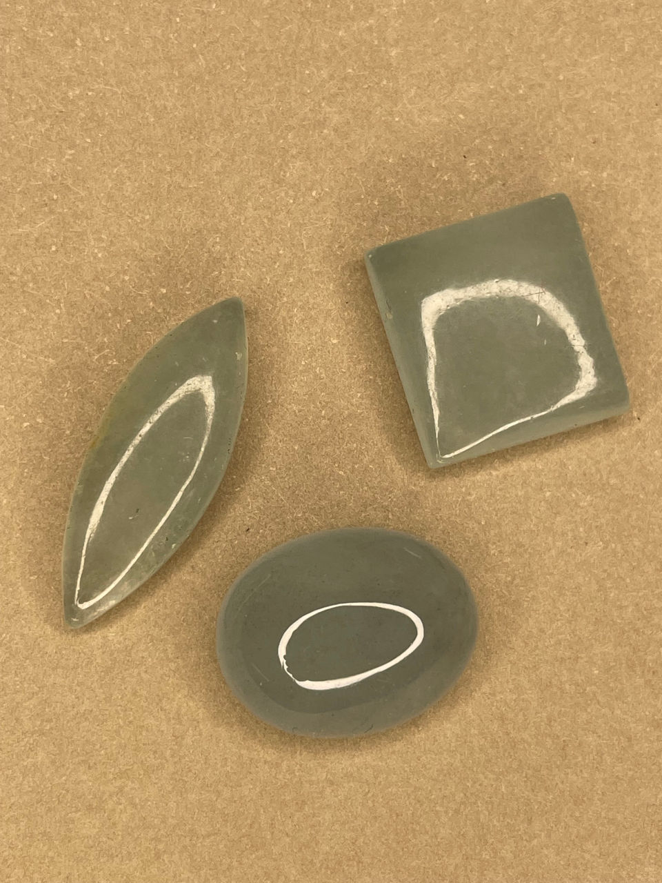 Lot de acvamarine turcoaz naturale de diferite forme 39,4 carate.