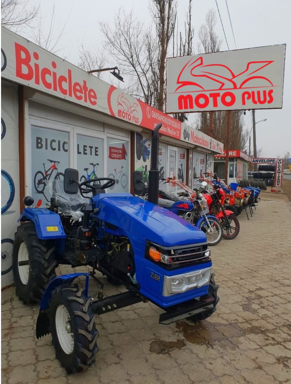 Modele noi de mini-tractoare Zubr ! freza+plug/garantie / минитрактор Зубр