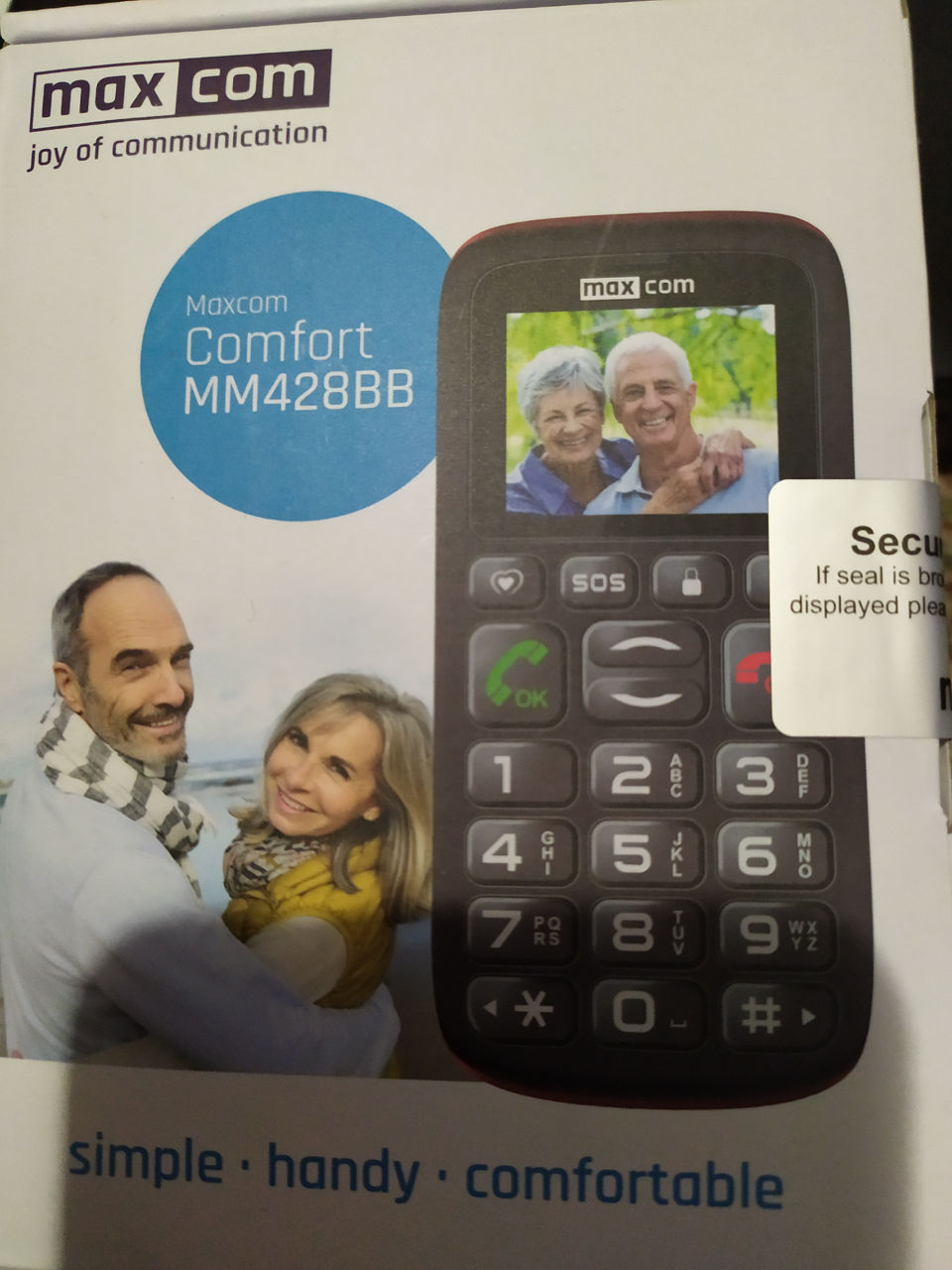 MAXCOM COMFORT MM428BВ в упаковке запечатанный с гарантией и NOKIA 105