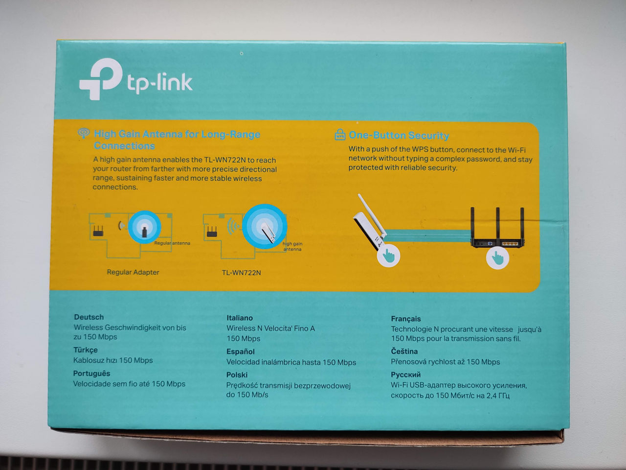 TP-Link TL-WN722N Wi-Fi USB адаптер