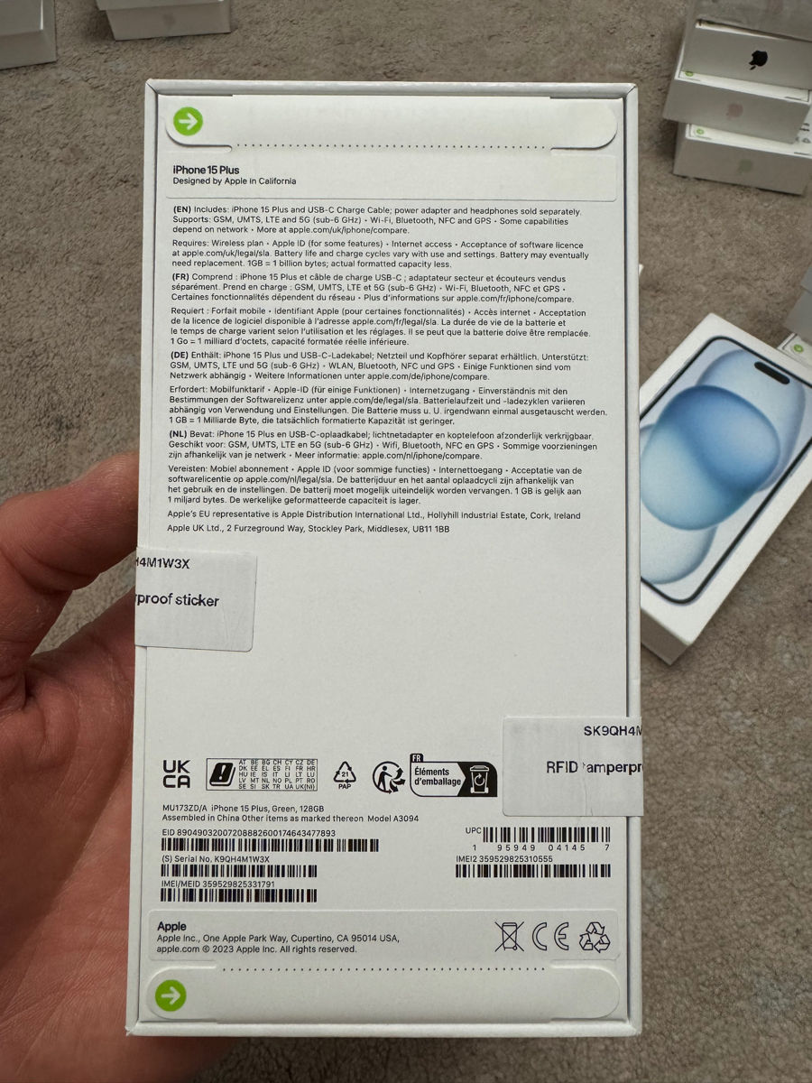 Vand iPhone 15 Plus Green 128Gb Sigilat!