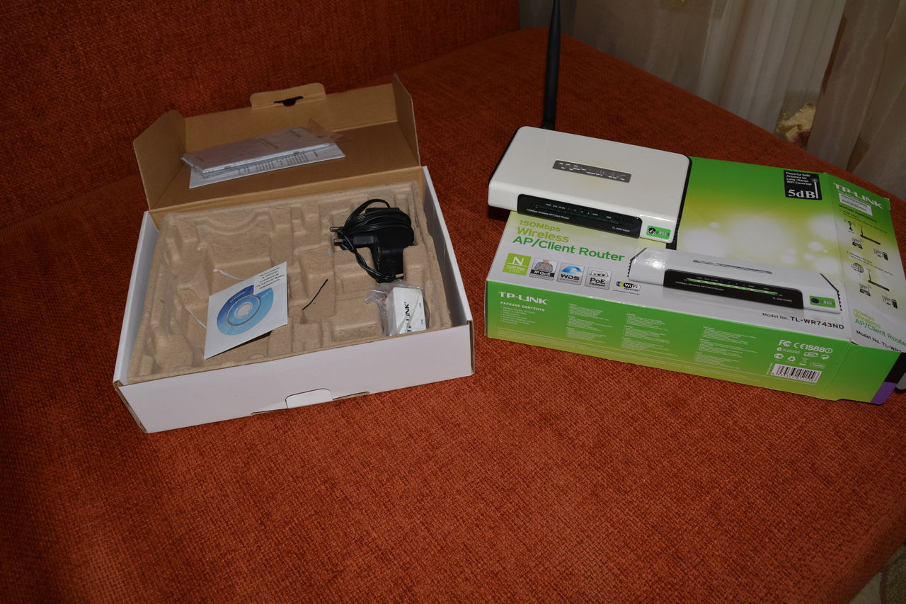Wi-Fi Router TP-LINK TL-WR743ND