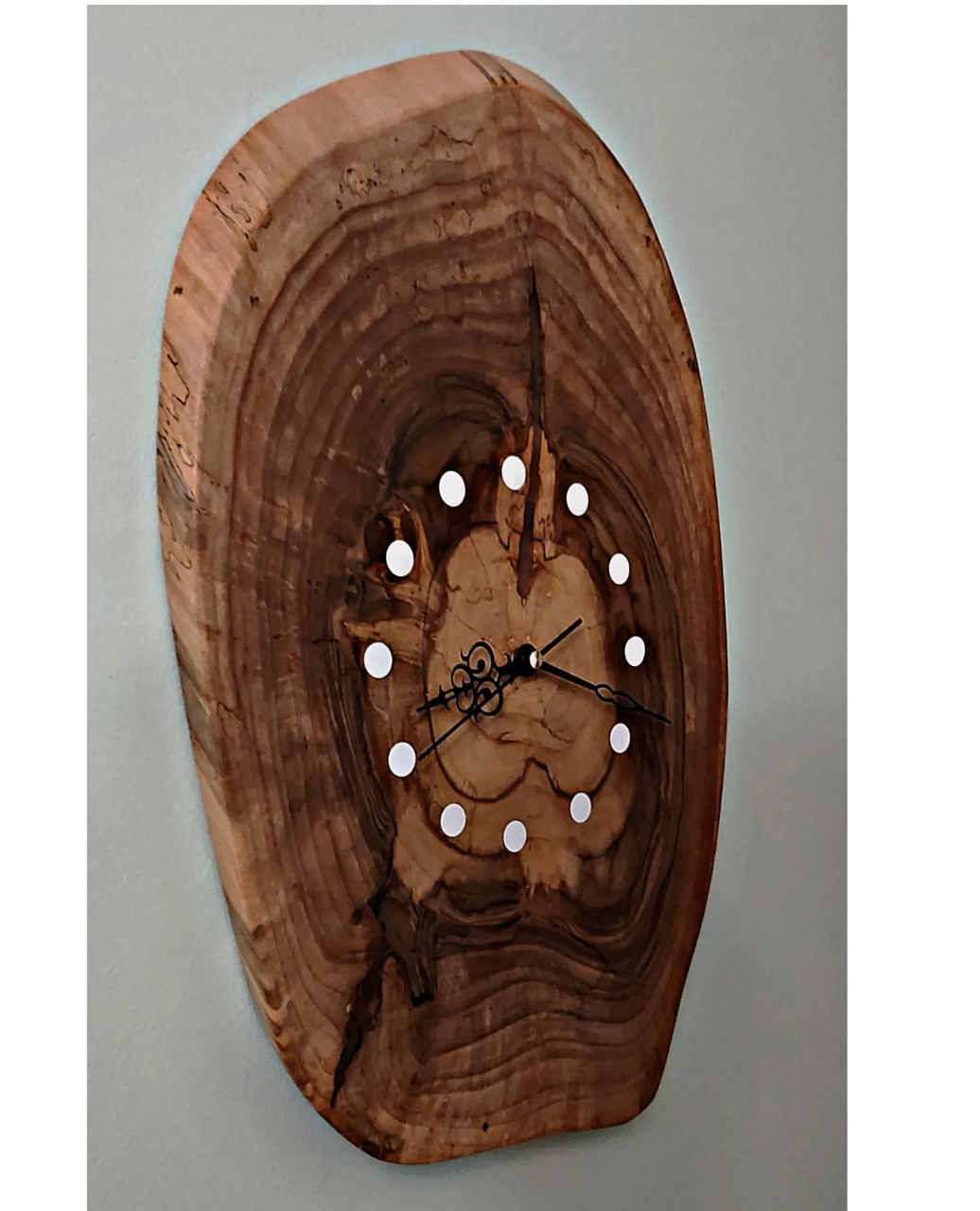 Ceas din lemn natural