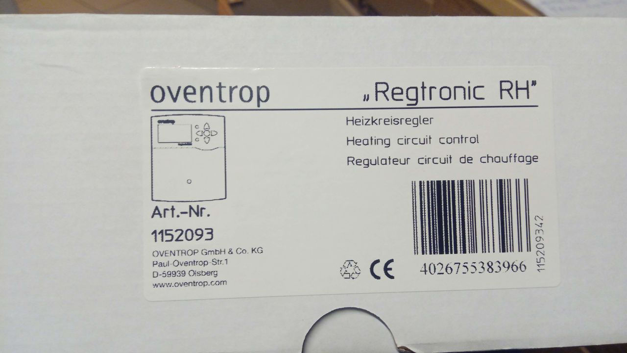 Контроллер для систем отопления Oventrop Regtronic RH