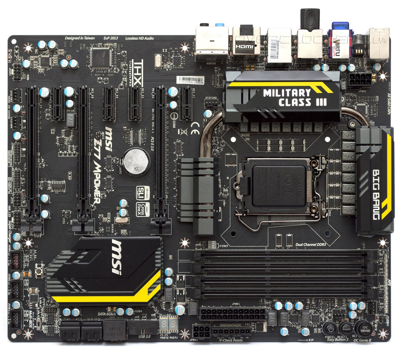 Intel Core i7-3770K+MSI-Z77 Mpower+16Gb Ram