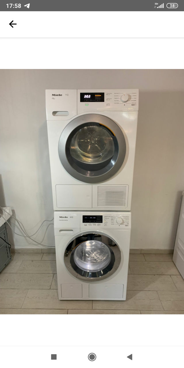 Стиральная машина Miele Power Wash TwinDos + сушка с прозрачным люком