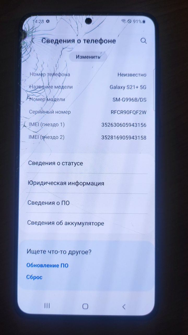 Samsung Galaxy S21+ 5G SM-G996B/DS