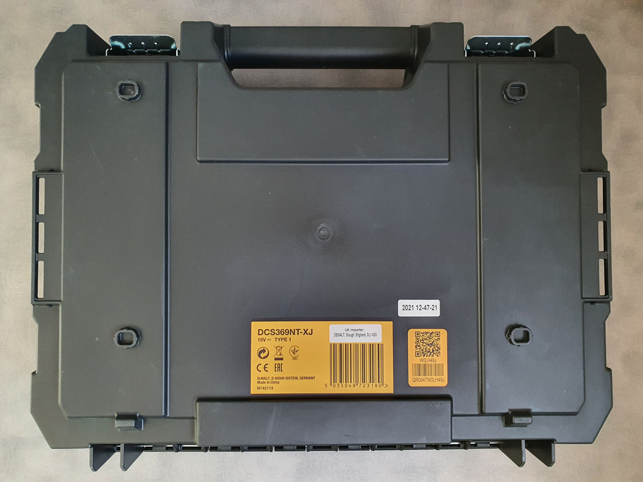 DeWALT DCS369NT-XJ XR Case