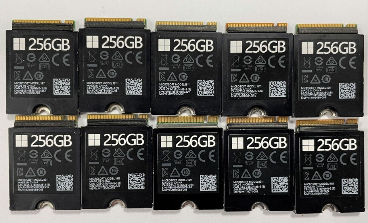 Microsoft M.2 2230 256GB PCIe NVMe SSD
