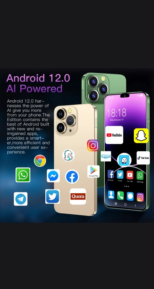 Smartphone i15 pro max