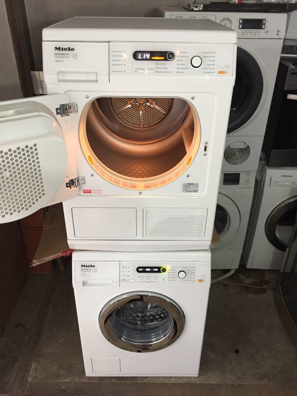 Стиральная машина Miele на 8 кг + сушка