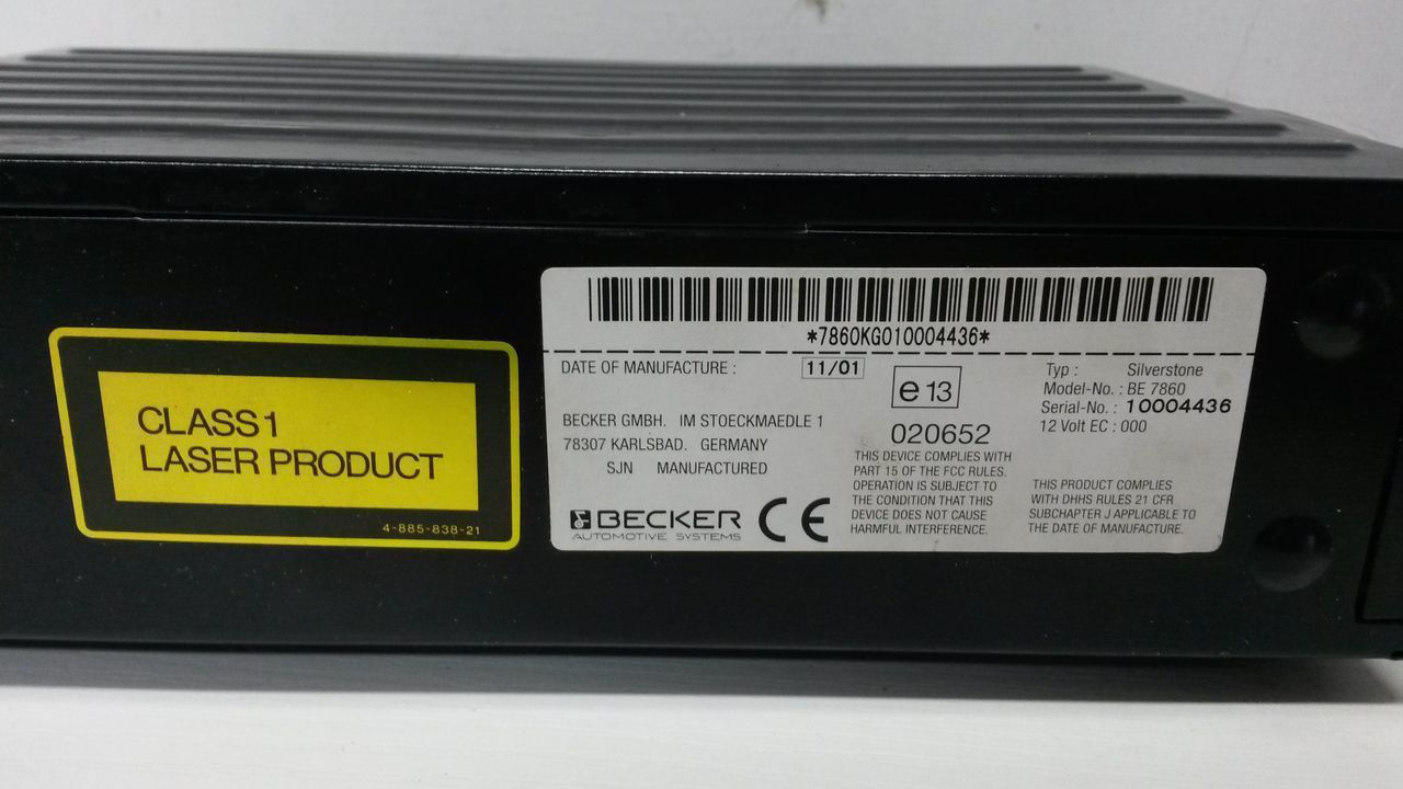 Продам CD-changer Becker Silverstone 7860