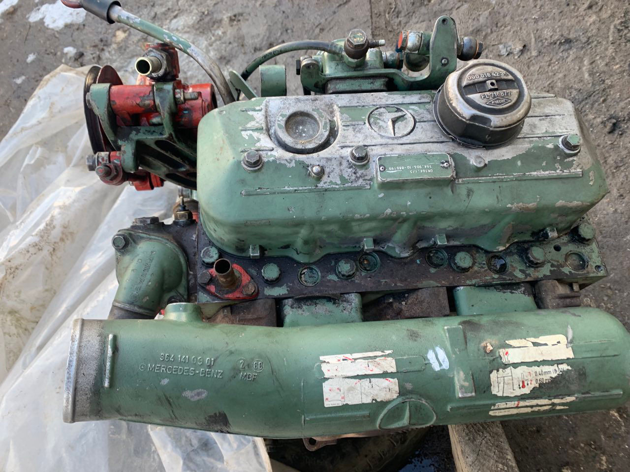 Motor Mercedes Rex Om 364 ,motor de 4 litri