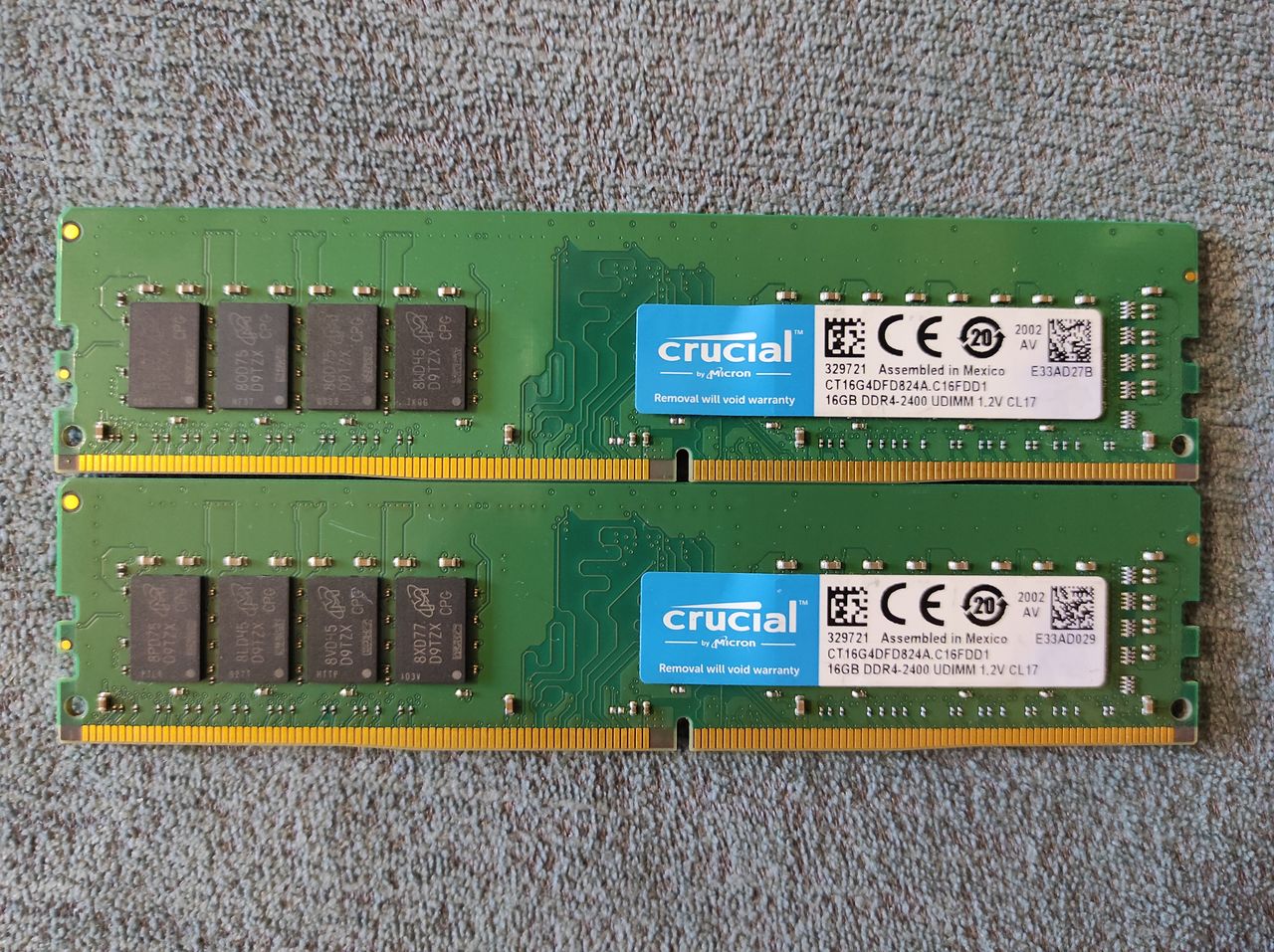 ddr4-2400mhz 32gb, ddr4-3200mhz 16gb, ddr4 8gb