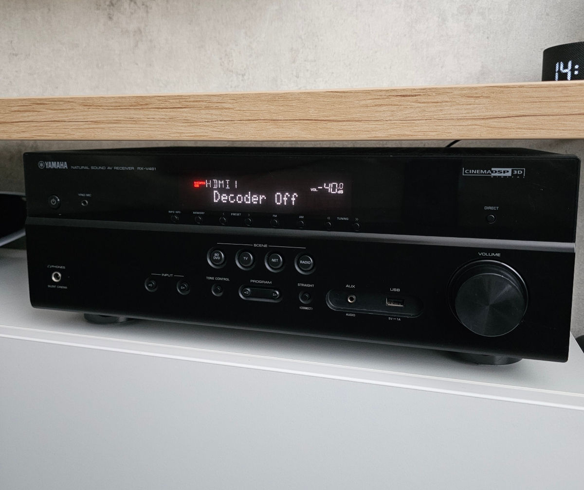 Yamaha receivers rx-v481 4k Wi-Fi 5.1