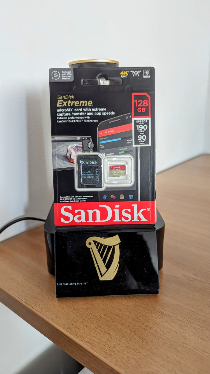 SanDisk Extreme microSDXC 128gb / 190mb