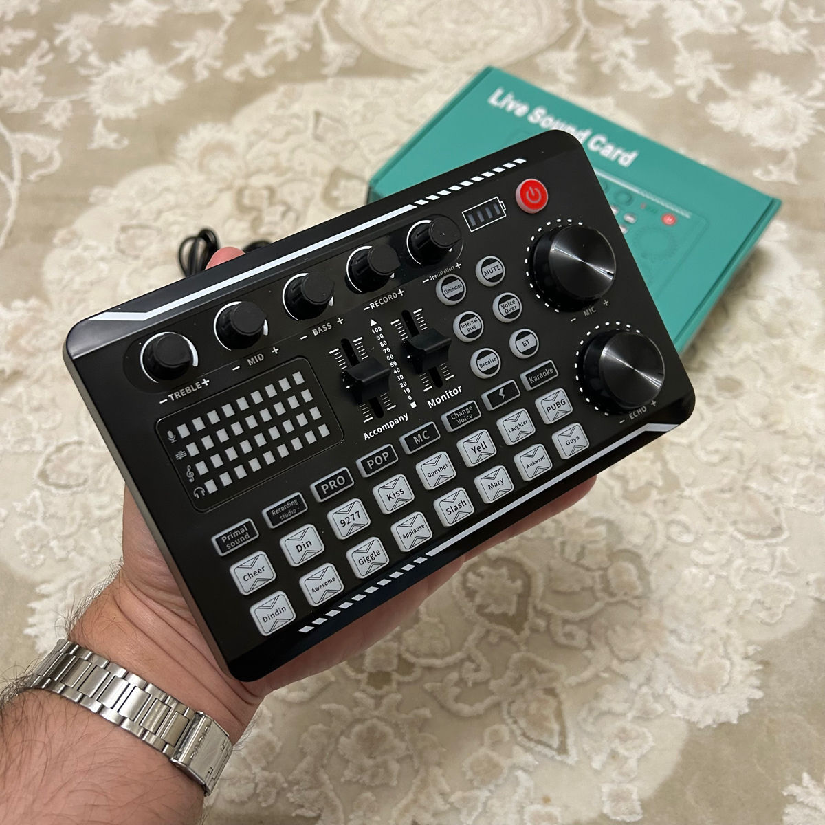 MagicCubic F9 Mixer Audio SoundCard Profesional