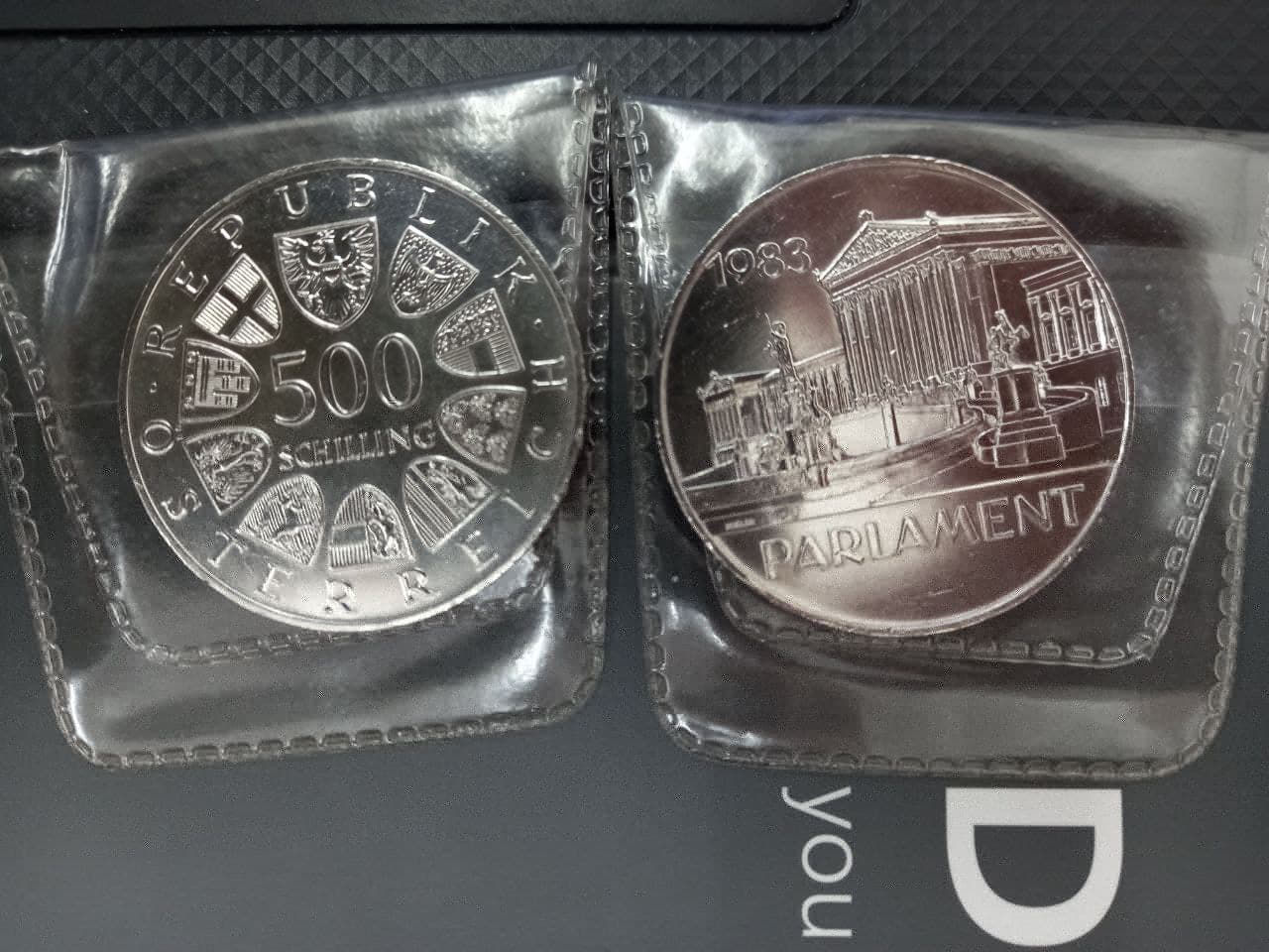 Monede de argint / Серебряные монеты / 500 schilling