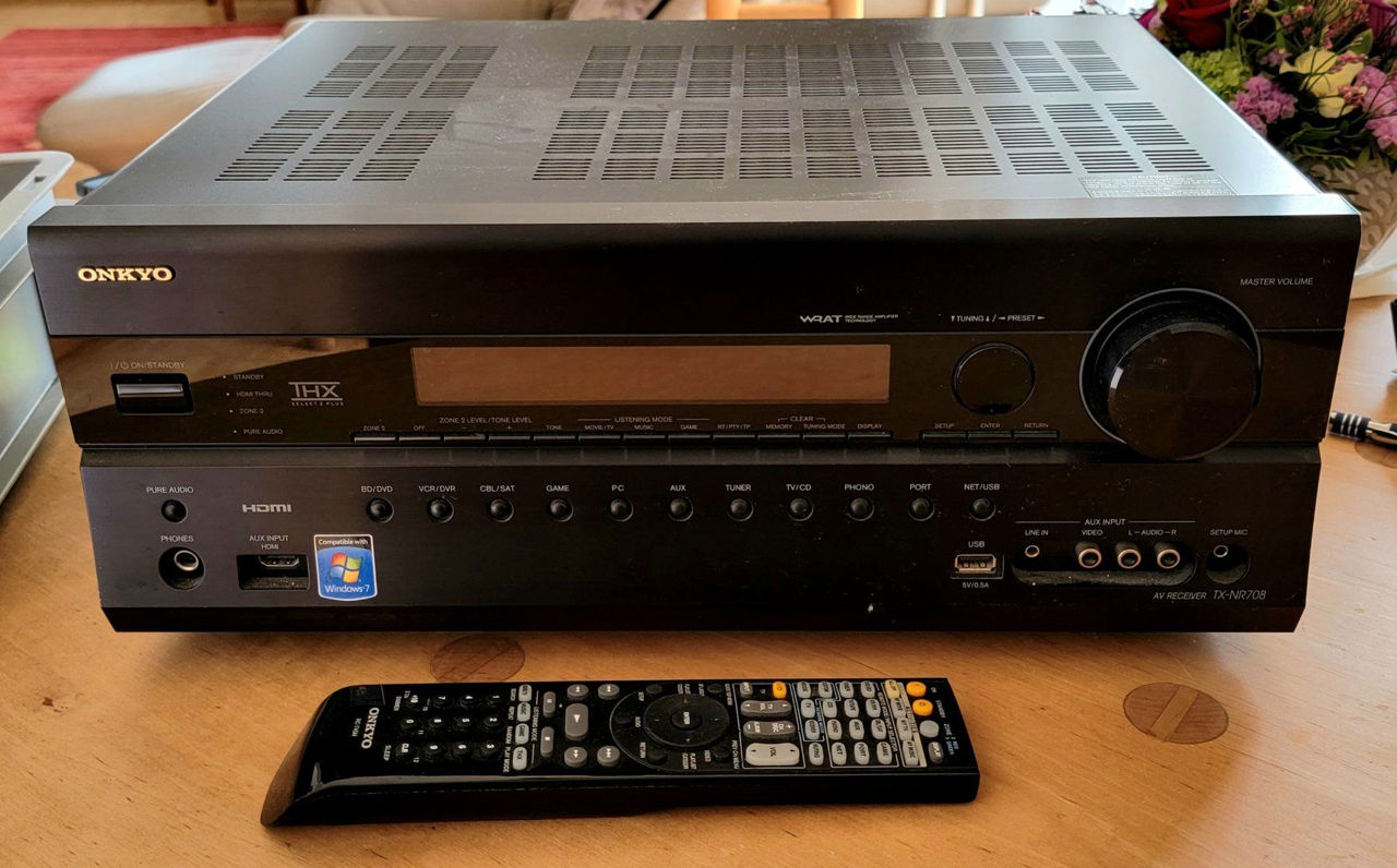 Onkyo TX NR708 7.2 7x170 w (usb,hdmi, lan