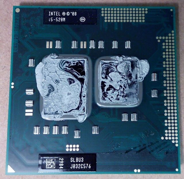 Процессор для ноутбука Intel Core i5-520M - 4 x 2.4-2.93 GHz