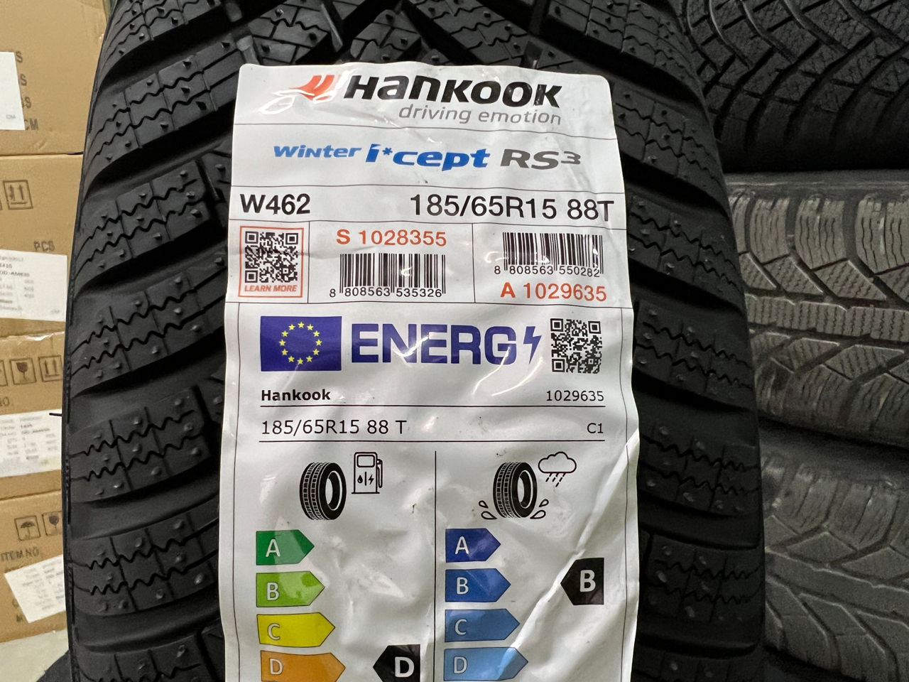 Новая зимняя резина Hankook 185/65/R15
