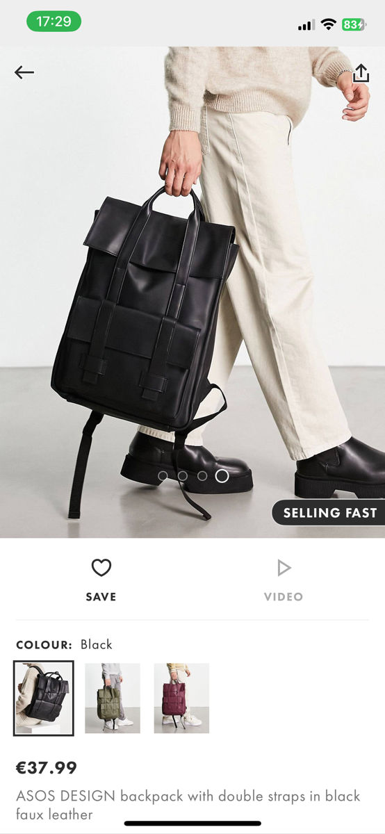 ASOS DESIGN backpack
