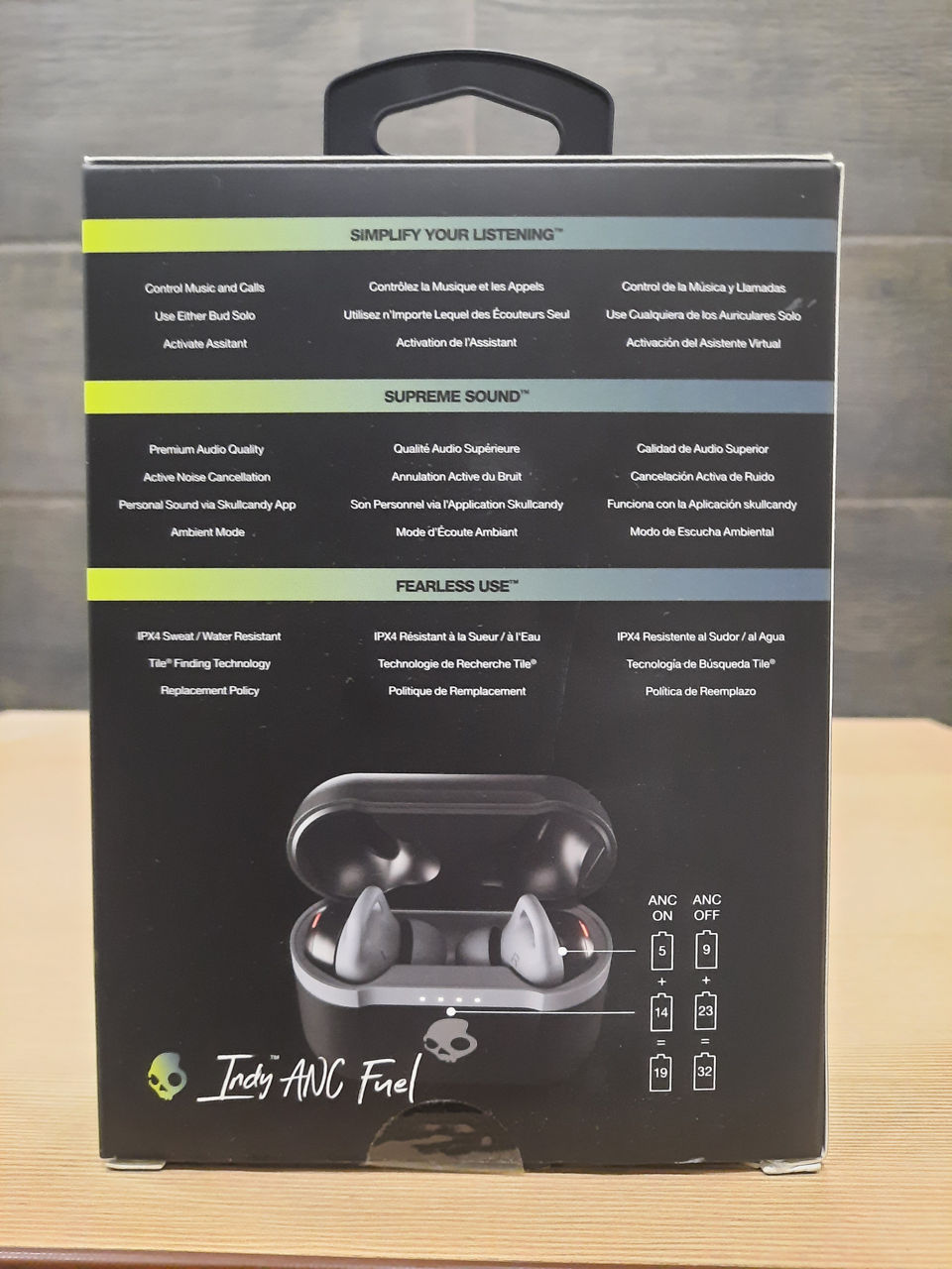 Skullcandy Indy ANC Fuel Беспроводные наушники с цифровым, активным ...