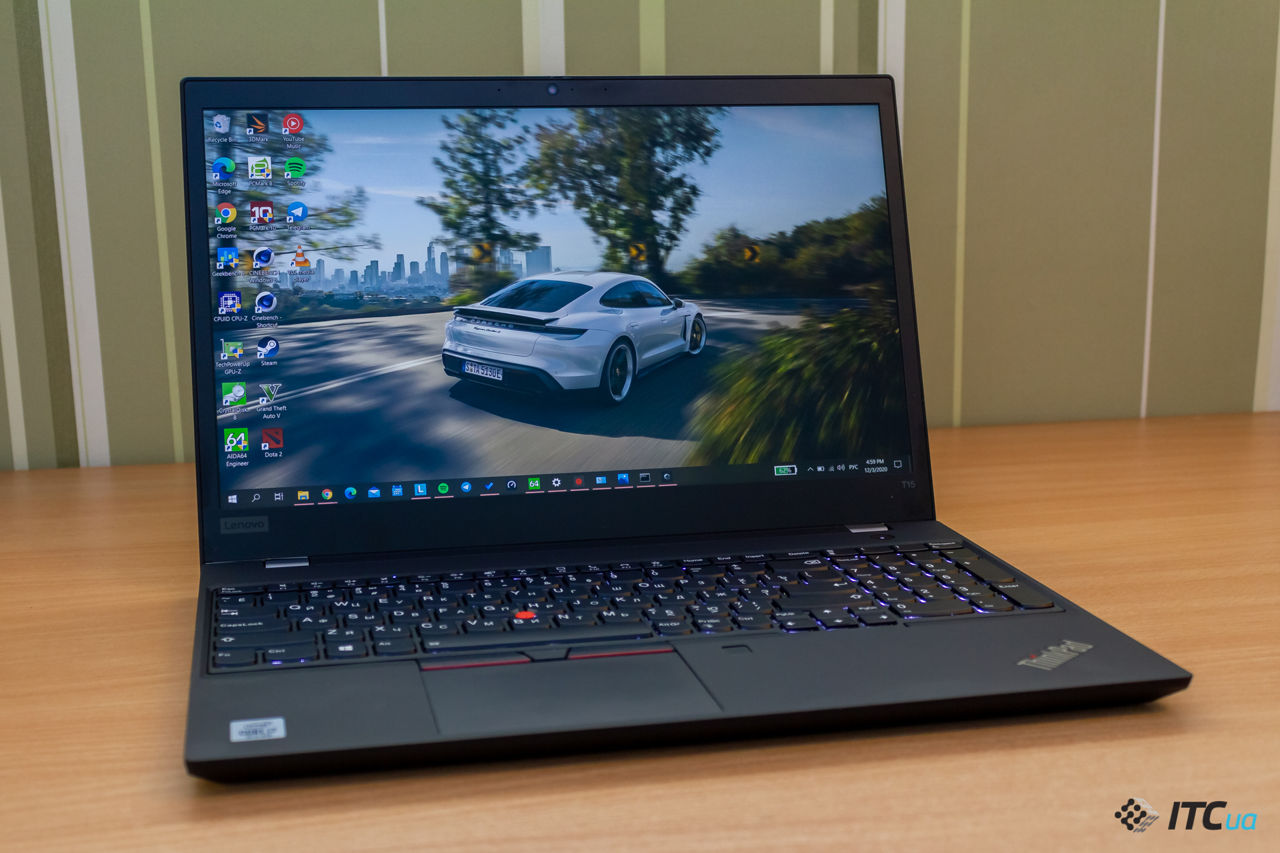 Новый Thinkpad T15, i5-10310U 4.40GHz, ram 16gb, ssd 512, батарея 10ч ...