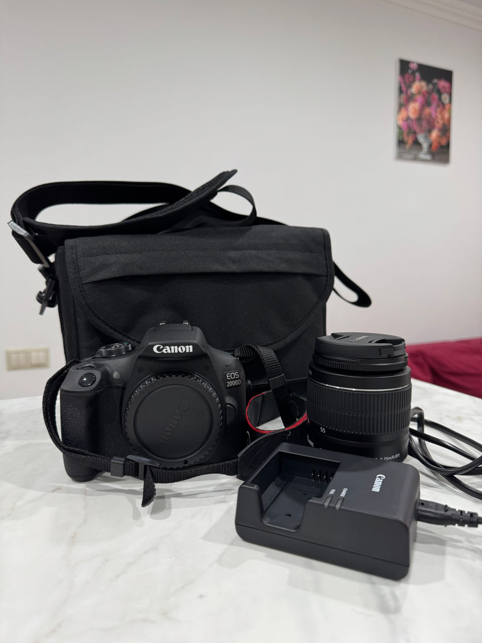 Canon EOS 2000D DSLR Starter Kit (EOS Rebel T7)