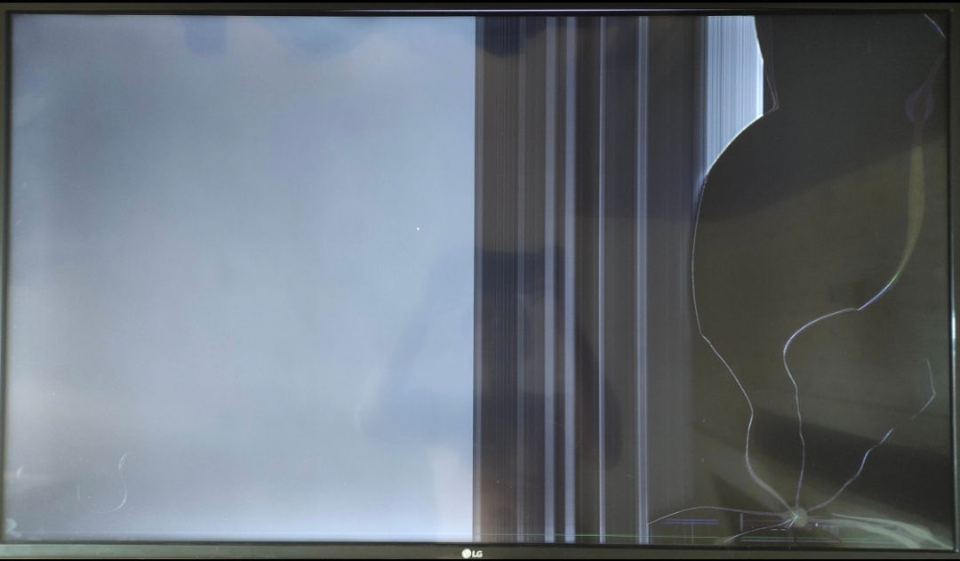 LG 43UK6200PLA ecranul stricat, разбита матрица